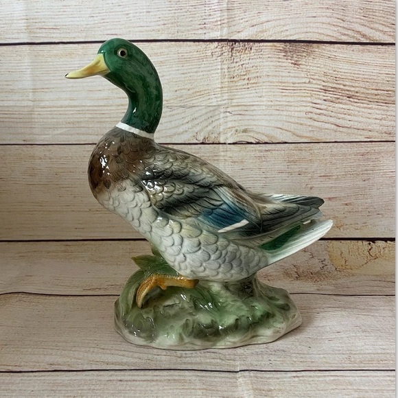 JSC | Accents | Vtg Bird Collection By Jsc Ceramic Duck Mallard Goose Bird Decoy Figure Decor ...